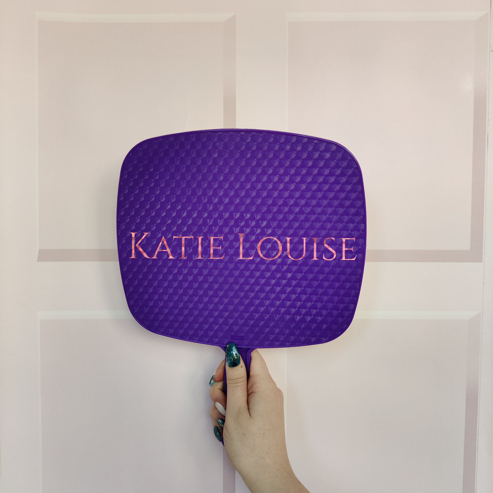 Purple Personalised Handheld Mirror for Makeup Artists/ Makeup - Etsy