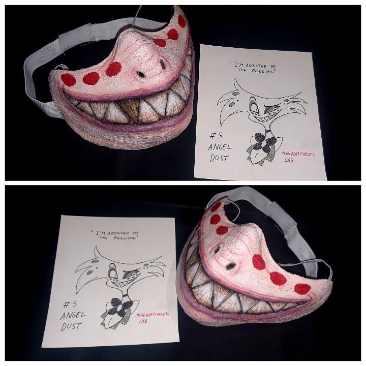 Angel Dust Hazbin Hotel Mask - Etsy