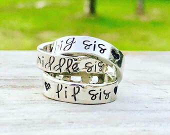 Sister ring | Etsy
