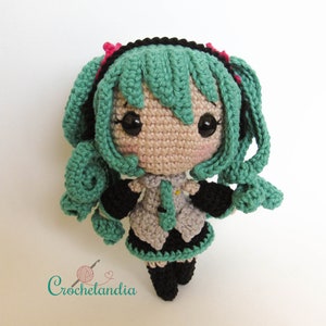 PDF: Hatsune Miku Inspired Amigurumi Doll - Crochet Pattern by ...