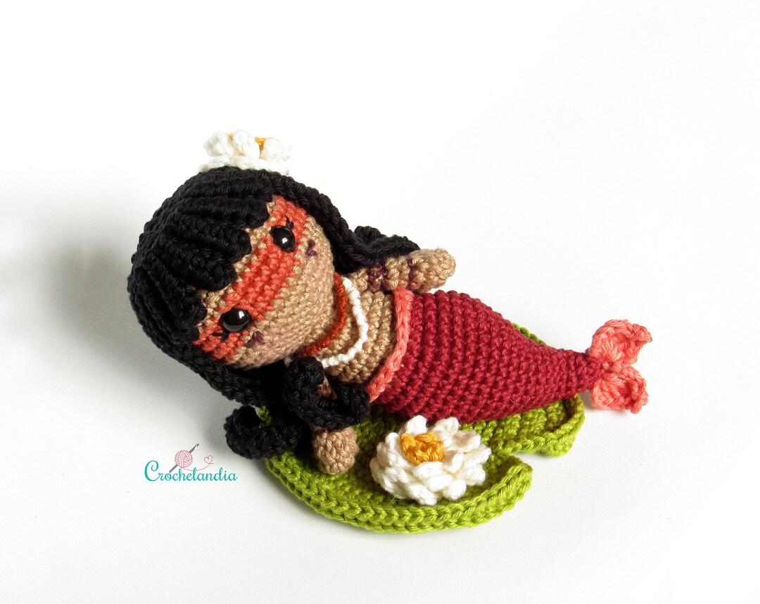 PDF: Iara, the Brazilian Mermaid - Crochet Pattern by Crochelandia - Etsy