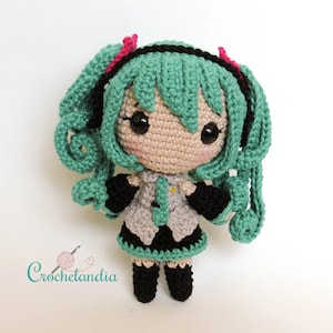 PDF: Hatsune Miku Inspired Amigurumi Doll - Crochet Pattern by ...