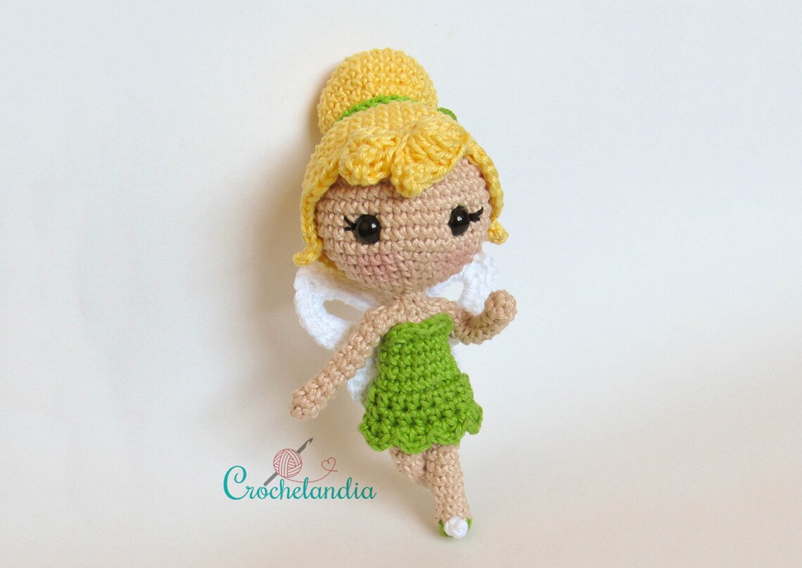 PDF: Tinker Bell Inspired Amigurumi Doll Crochet Pattern by - Etsy
