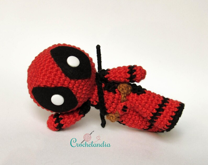 PDF: Deadpool & Wolverine Inspired Amigurumi Doll - Crochet Pattern by ...