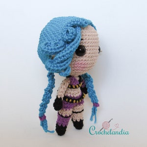 PDF: Jinx Inspired Amigurumi Doll - Crochet Pattern by Crochelandia - Etsy