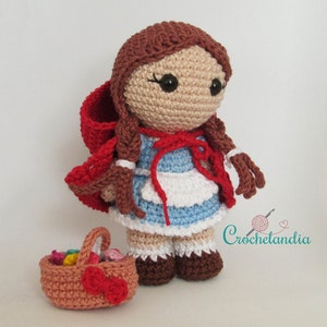 PDF: Little Red Riding Hood Amigurumi Doll - Crochet Pattern by ...