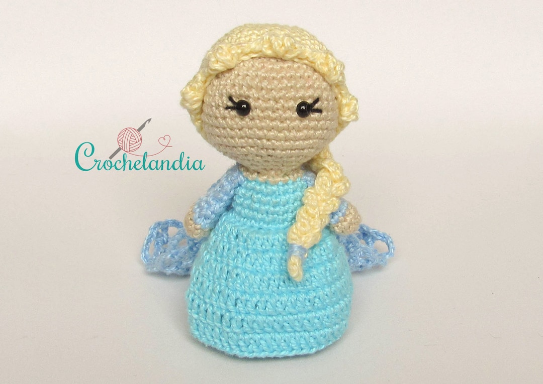 PDF: Elsa Inspired Amigurumi Doll - Crochet Pattern by Crochelandia - Etsy