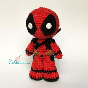PDF: Deadpool & Wolverine Inspired Amigurumi Doll - Crochet Pattern by ...