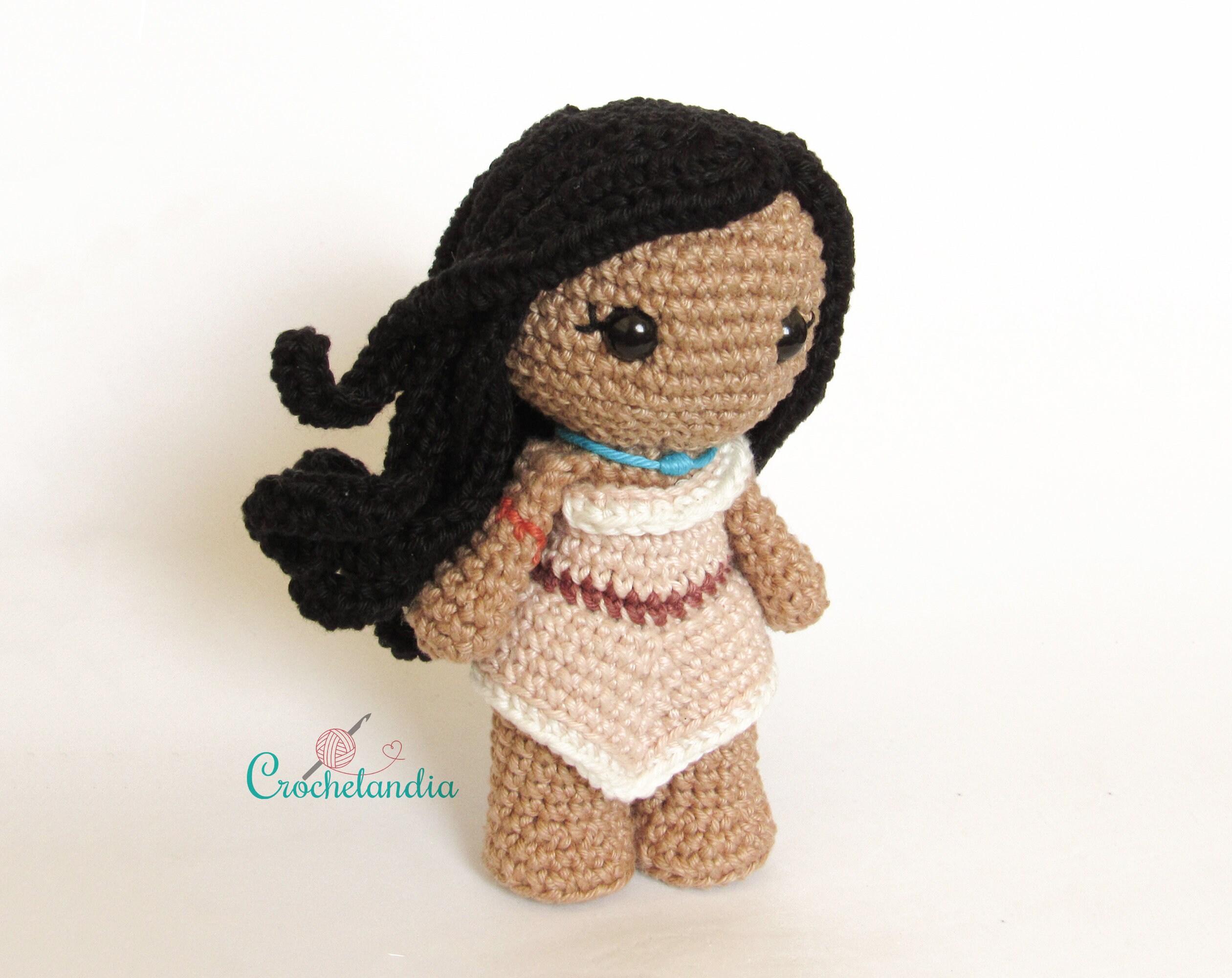 PDF: Pocahontas Inspired Amigurumi Doll Crochet Pattern by | Etsy
