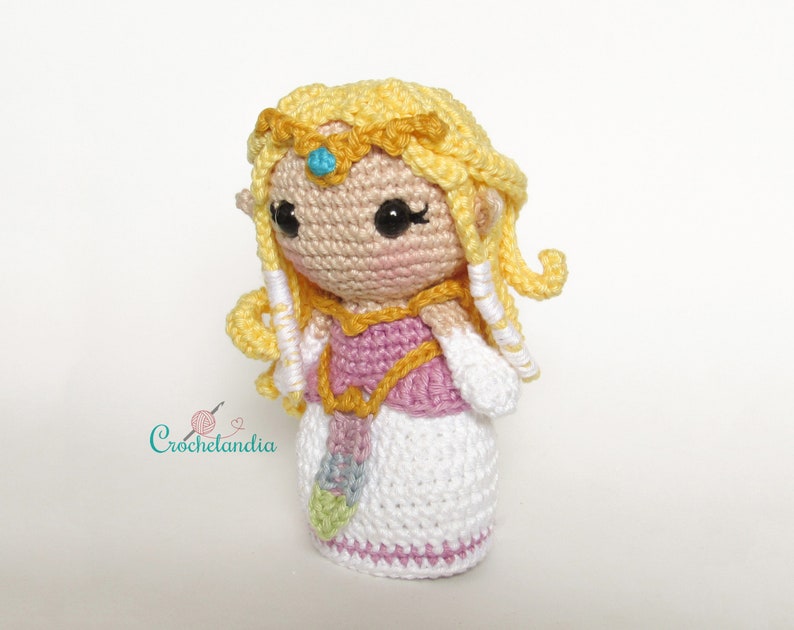 PDF: Zelda Inspired Amigurumi Doll - Crochet Pattern by Crochelandia - Etsy