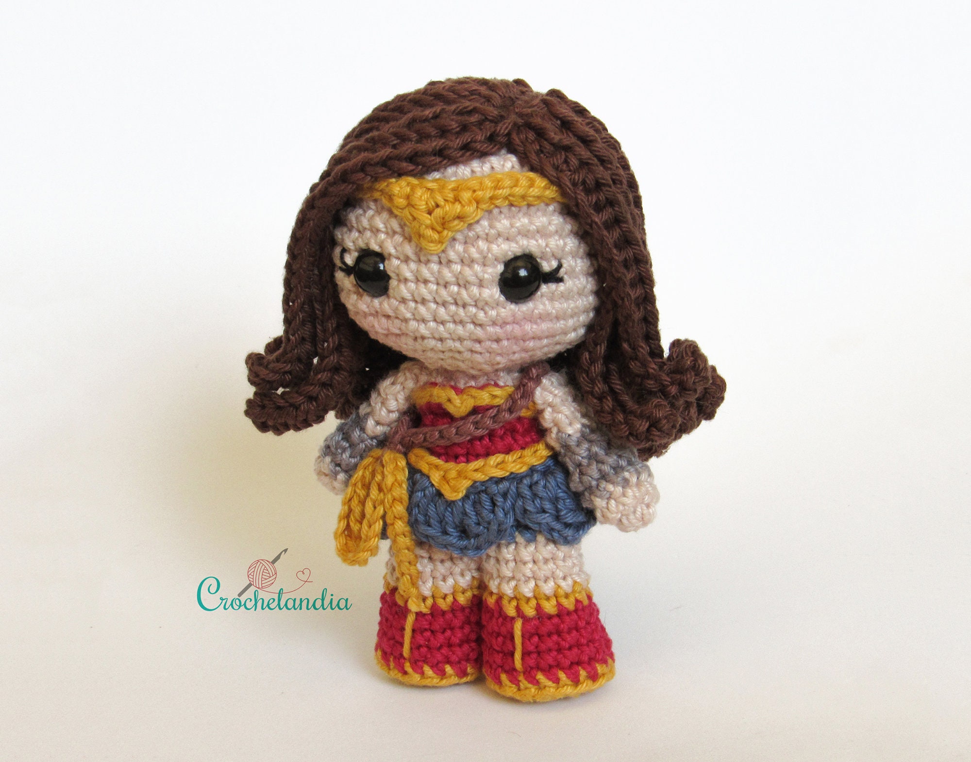 Wonder Woman Amigurumi Free Pattern Wonder Woman Crochet Face Mask