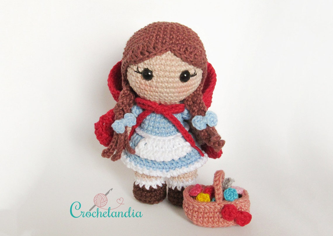 PDF: Little Red Riding Hood Amigurumi Doll - Crochet Pattern by ...