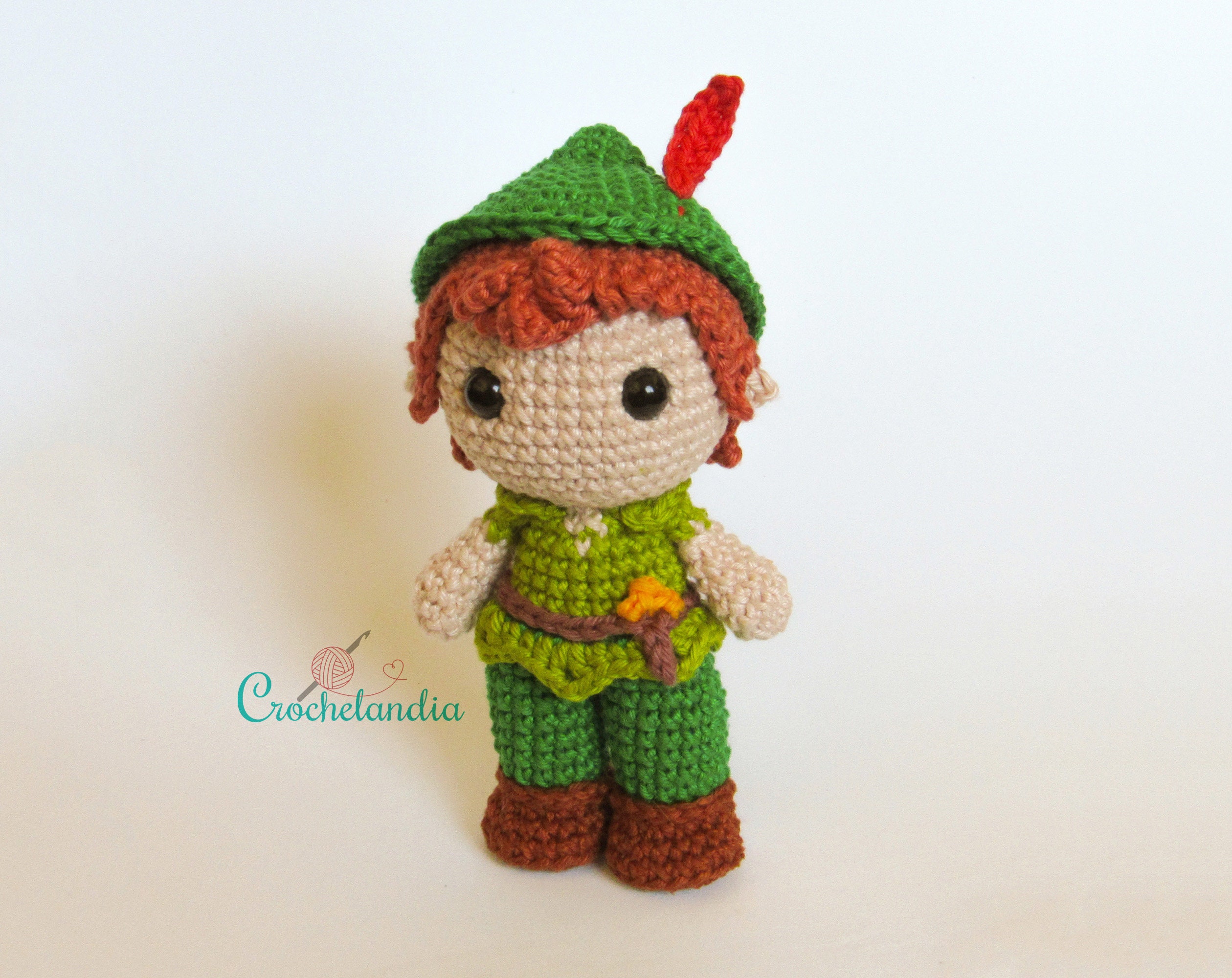 PDF: Toy Art Peter Pan Inspired - Crochet Pattern by Crochelandia - Etsy