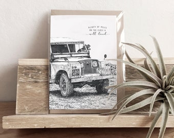 Land Rover Birthday Card - Etsy UK