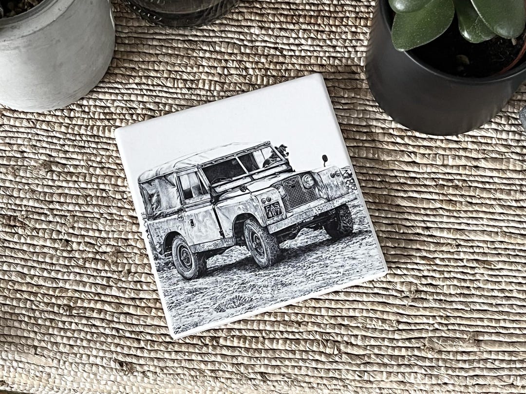 Land Rover Defender Ceramic Coaster/tile - Etsy