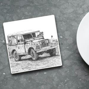 Land Rover Defender Ceramic Coaster/tile - Etsy