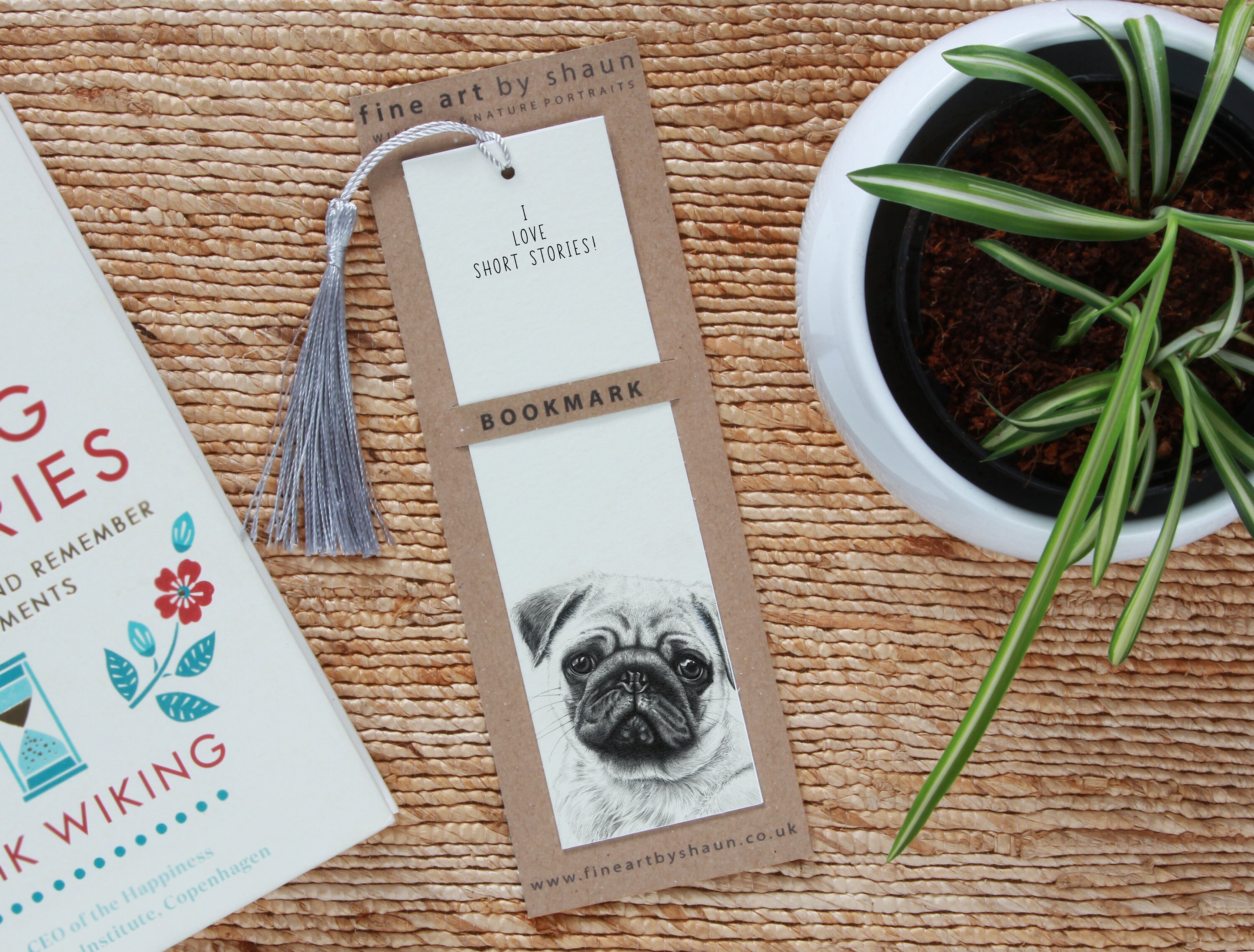 Personalised Pug Dog Bookmark Dog Animal Book Lover | Etsy
