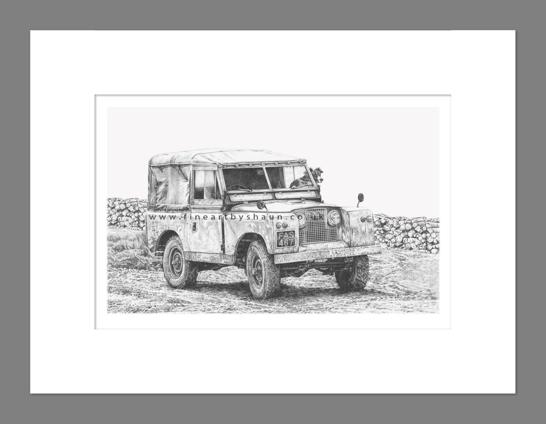 Land Rover Defender Art Print Giclee Limited Edition - Etsy