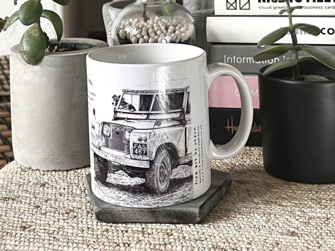 Land Rover Defender Mug Print Gift - Etsy