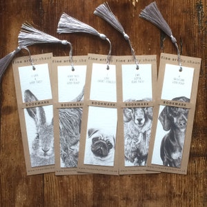 Personalised Pug Dog Bookmark Dog Animal Book Lover - Etsy