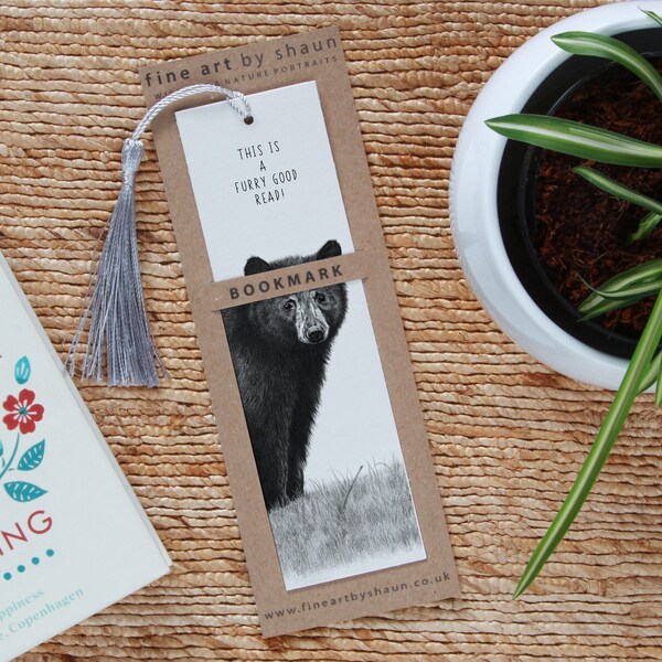 Bear Bookmark - Etsy
