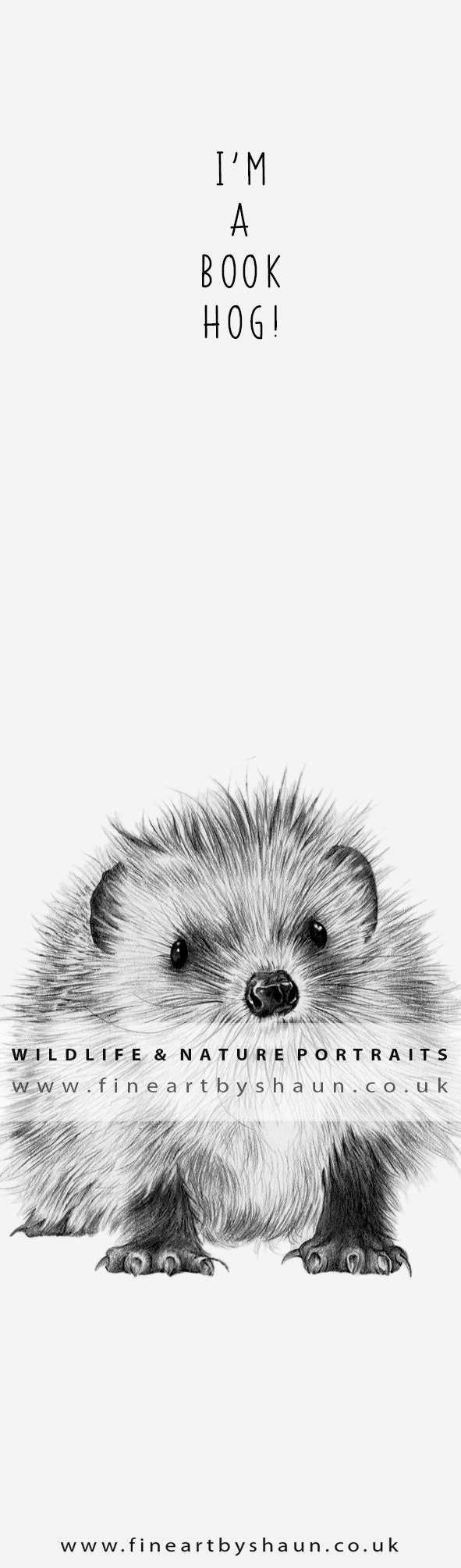 Personalised Hedgehog Bookmark Animal Book Lover | Etsy