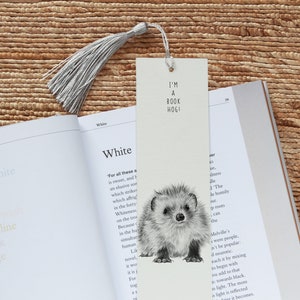Personalised Hedgehog Bookmark Animal Book Lover - Etsy