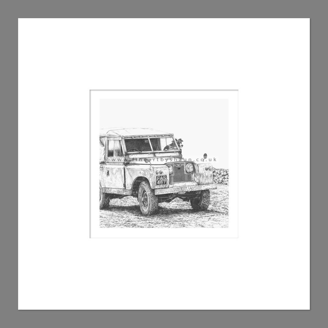 Land Rover Defender Art Print Giclee Limited Edition - Etsy