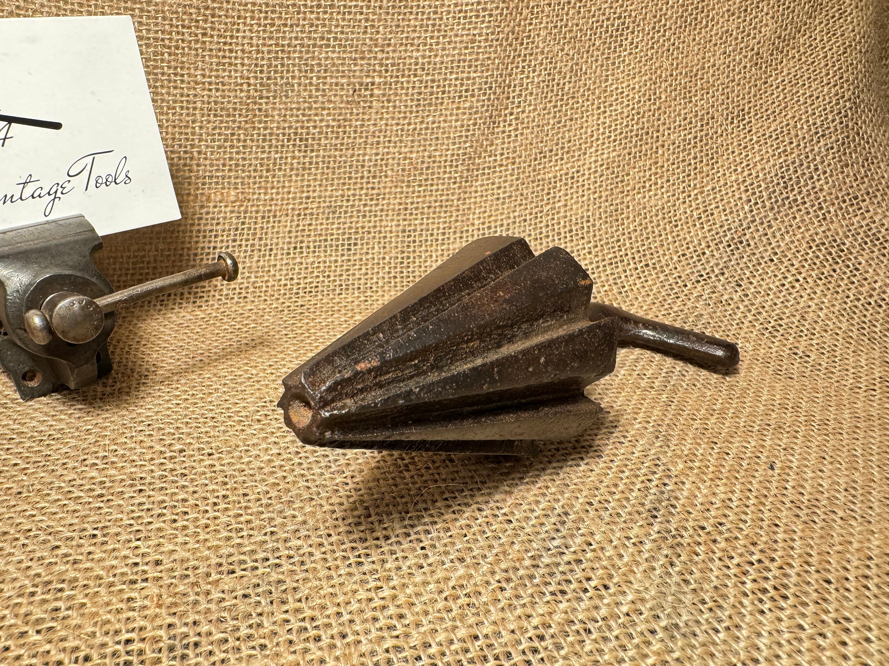 Vintage Cast Iron T-handle Pipe Ream De-burring Tool - Etsy