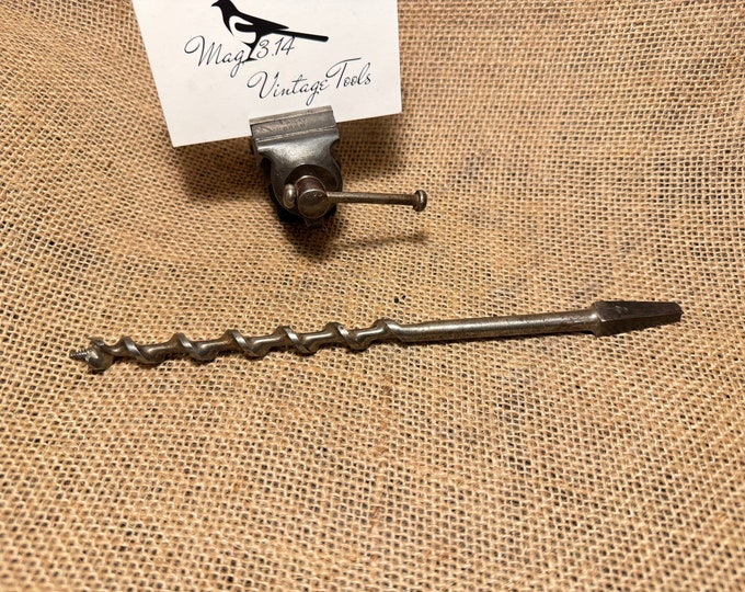 WM Ridgeway 7/16” Drill Brace Wood Auger Bit - Etsy