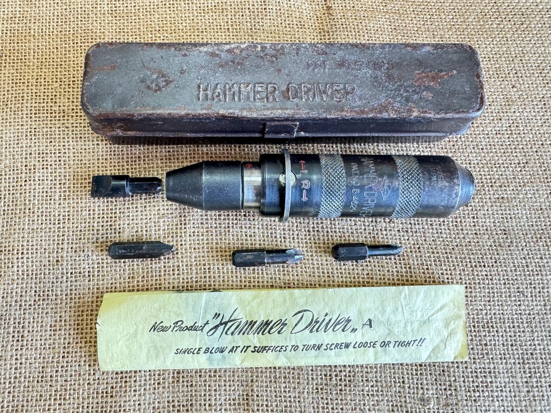 Vintage Hammer Driver Set - Etsy