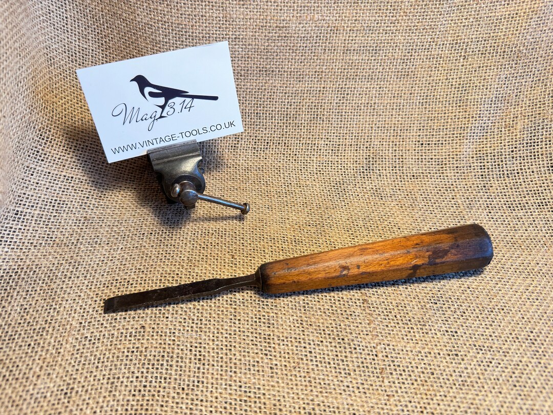 Vintage Ibbotson 5/16 Firmer Wood Chisel With Hexagonal Beechwood ...