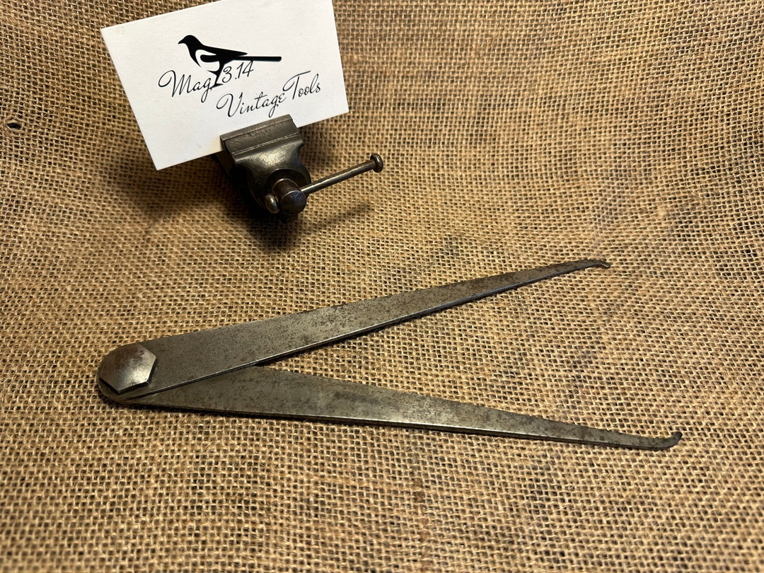Vintage Moore & Wright 8” Internal / External Measuring Calipers ...