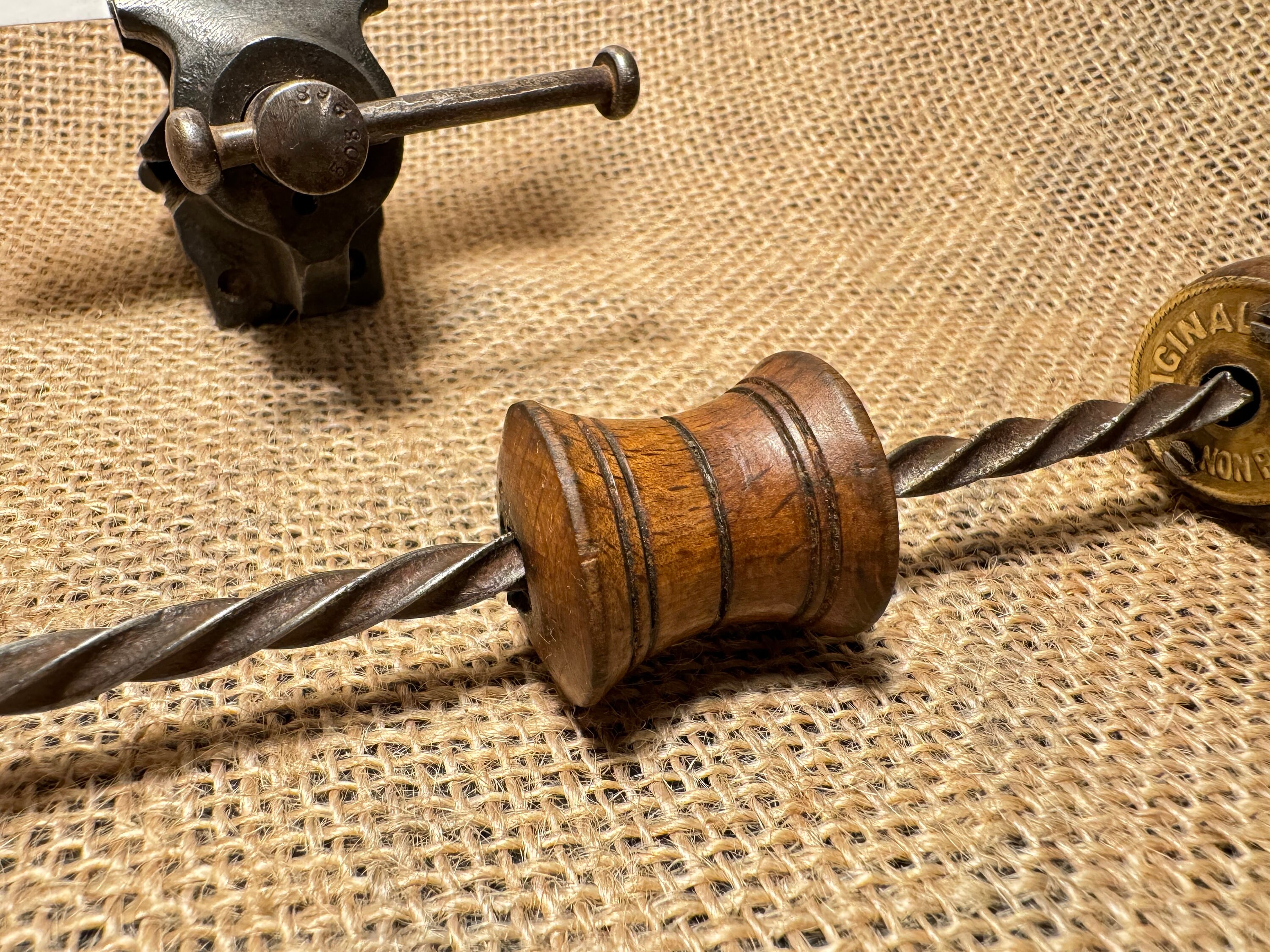 Antique Archimedes 9 Hand Drill With Brass Chuck - Etsy