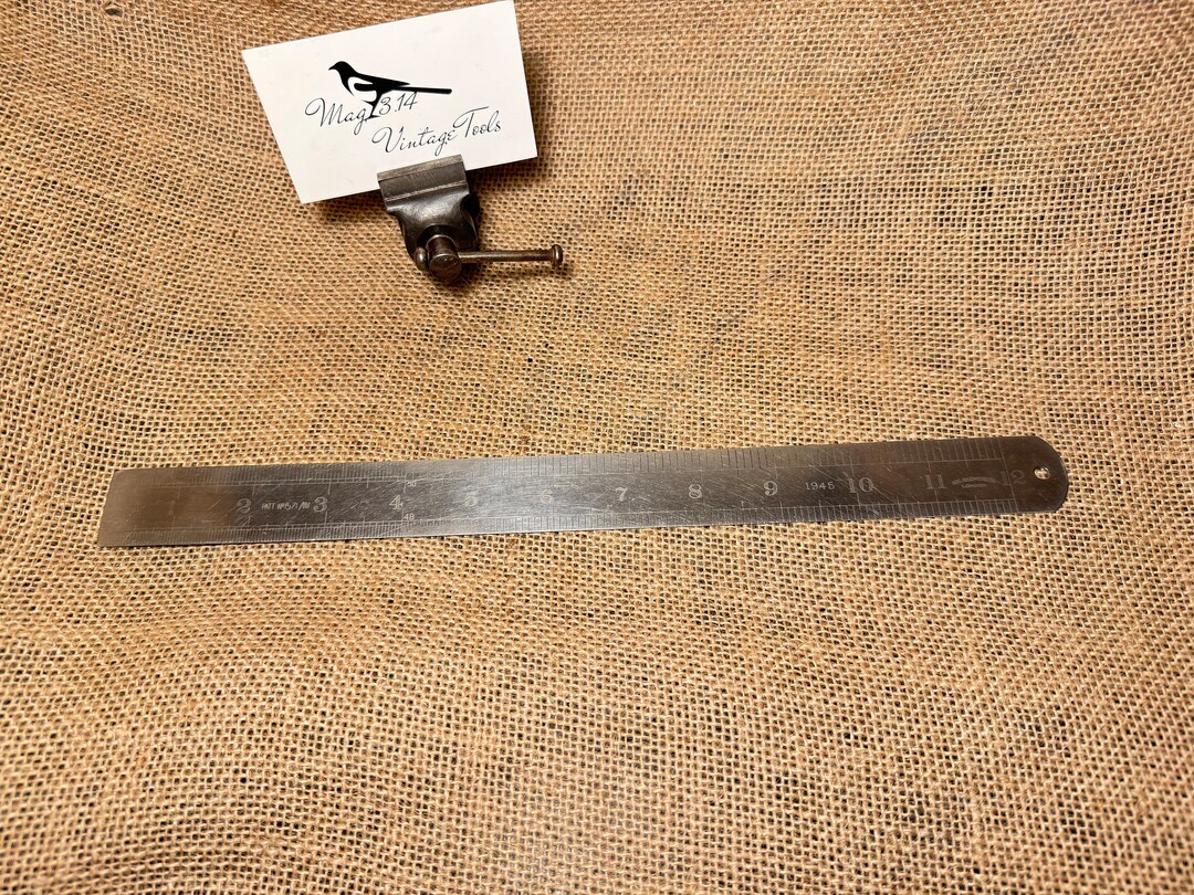 ABC Rules & Measures 1945 12” Stainless Rule - Etsy