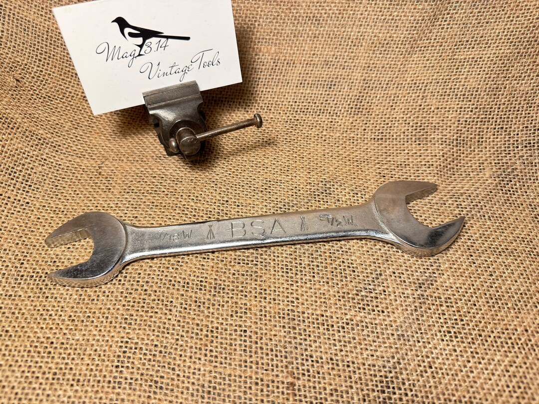 BSA Motorcycles 7/16” & 1/2” Open Combination Spanner - Etsy