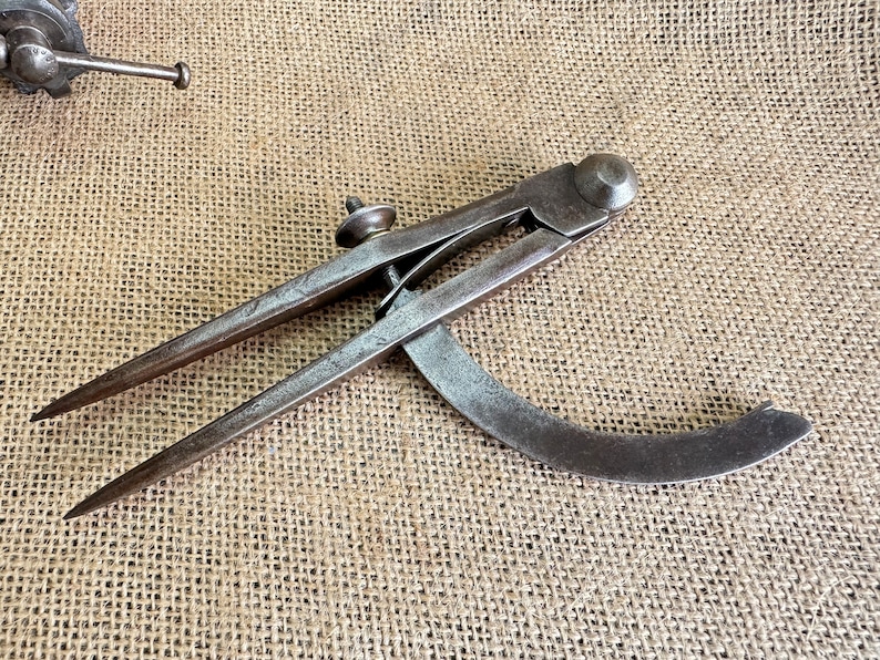 Antique 6.5” Wingarm Compass Dividers - Etsy