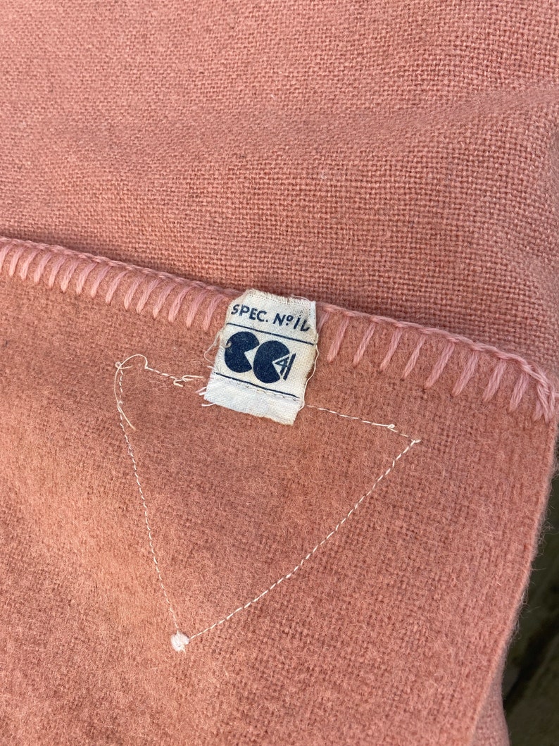 WW2 Blanket Original 1940s CC41 Label-woollen Blanket Dusty - Etsy