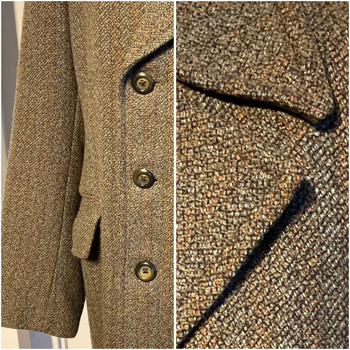 Vtg 70s Gents Long Jkt/ Coat Crombie Double Breasted Jackson - Etsy UK