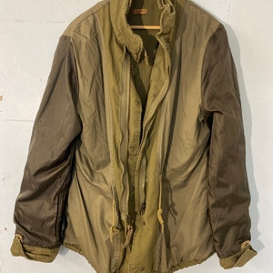 M65 M Military Reproduction Jkt Great Attention to Detail-double Heavy Zips- Draw String at ...