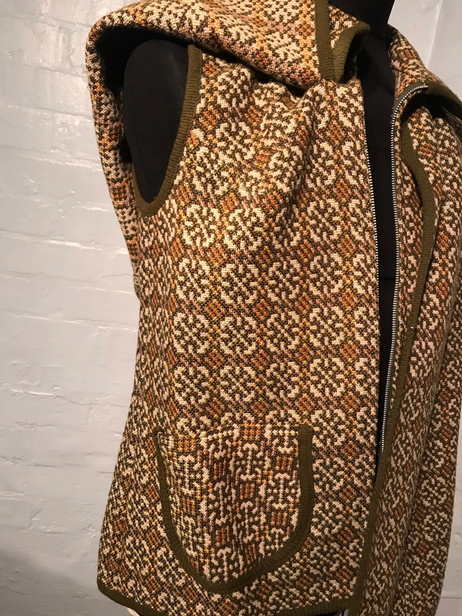 Vtg Welsh Tapestrywool Cape & Waistcoat Dafydd Snowden Design - Etsy UK