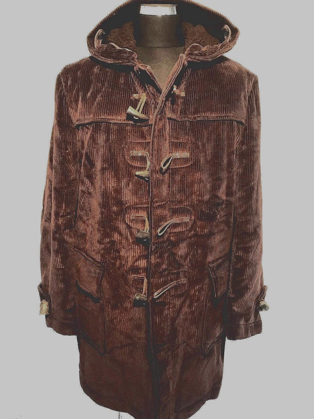 Vtg Cord Duffle Gloverall of London Original Snowdon Duffle Coat - Etsy