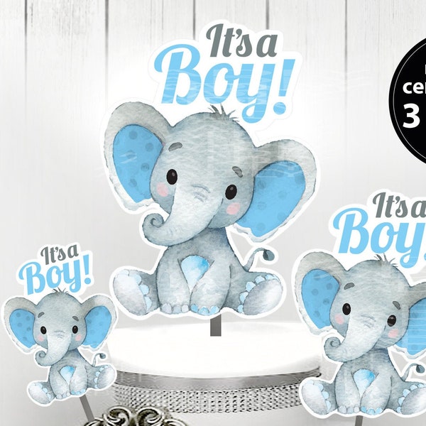 Elephant Baby Shower Centerpiece - Etsy