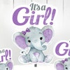 Girl Elephant Clipart, Red and Gray Peanut Clip Art, Png File. Nursery ...