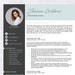 Modern Resume Template With Pictures ,in Mint and Dark Gray ,resume in ...