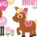 Horse SVG, Baby Horse With Bow and Flowers, Boy Horse, Farm Svg, Pony ...