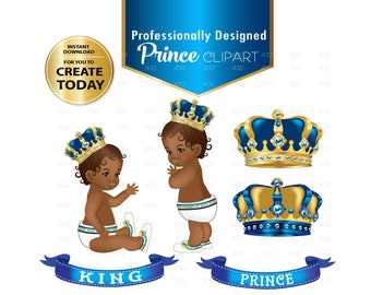 Prince Throne Chair Royal Blue White Gold Crown Baby Boy - Etsy Canada