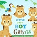 Giraffe Clip Art Cute Little Baby Boy Safari Vectorpng. | Etsy