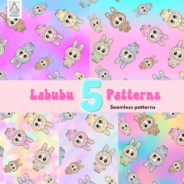 Labubu Paper Doll - Etsy