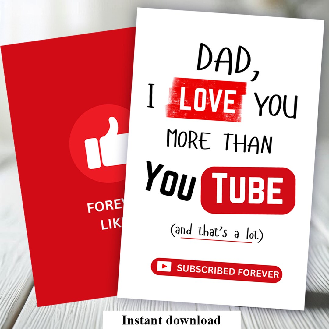 Funny Father's Day Card for Dad, Granpa. Printable Digital Card Dad ...
